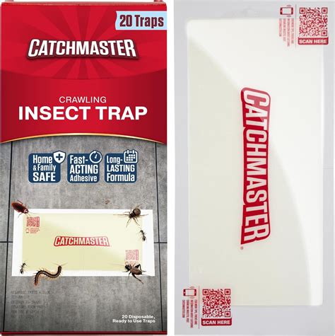 Catchmaster Crawling Insect Trap Xl Giant Glue Traps 20 Pk