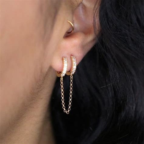 Double Piercing Etsy