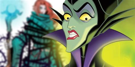 Disney Maleficent Face Cartoon