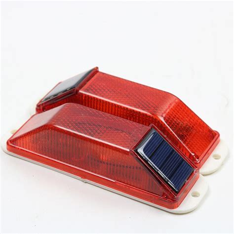 Solar Led Traffic Warning Light Indicator Light St Vicedeal
