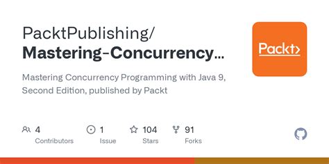 github packtpublishing mastering concurrency programming with java 9