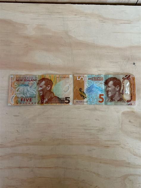 The Old 5 Note Next To The New One If You Forgot What It Looked Like