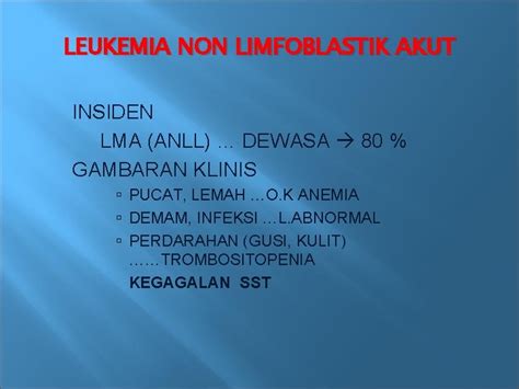 Pemeriksaan Laboratorium Pada Leukemia Akut By Dr Rismawati