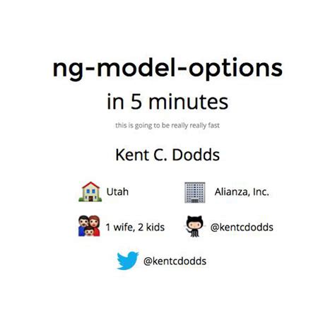 Ng Model Options In 5 Minutes
