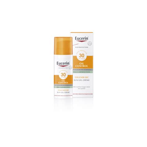 Eucerin Sun Oil Control Toucher Sec Ip30 50 Ml Crèmes Solaires