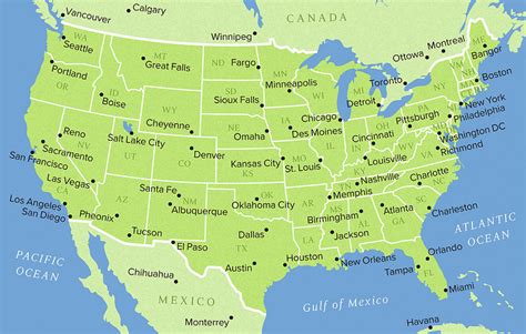 Mapping The Usa Exploring Its Biggest Cities