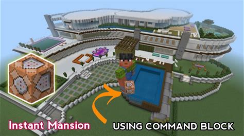 how to build a house in minecraft using command block 2024 youtube