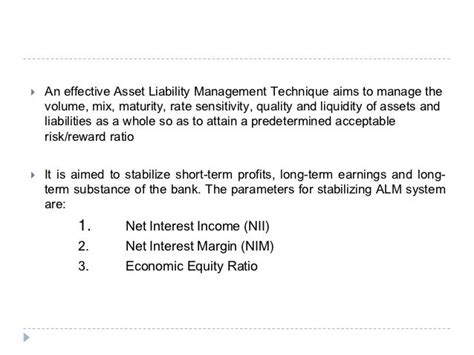 asset liability management in banks