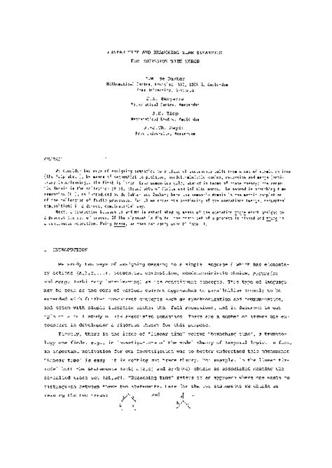 Pdf Linear Time And Branching Time Semantics For Recursion With Merge