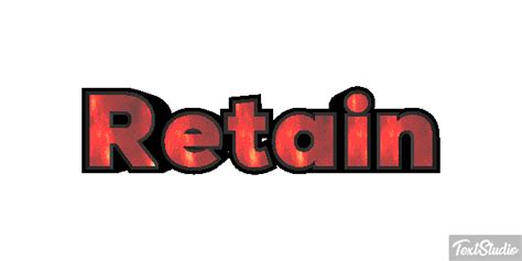 Retain Word Animated  Logo Designs