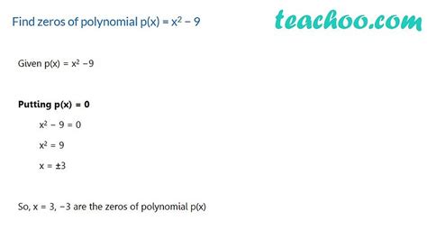 How To Find Zeroes Of Polynomial Finding Zeroes Of A Polynomial