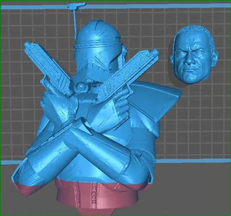 Captain Rex Star Wars 3d Print Model Stl
