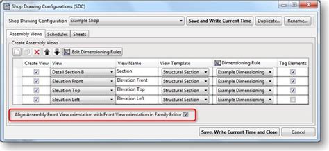 How To Control Revit® Element Orientation In Assembly Front View