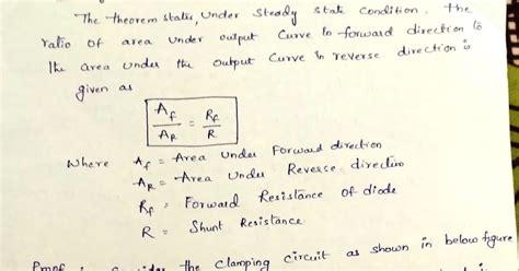 Clamping Circuit Theorem