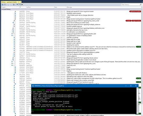 Git GitHub Commit History Doesn T Match Visual Studio Commit History GitHub Extension