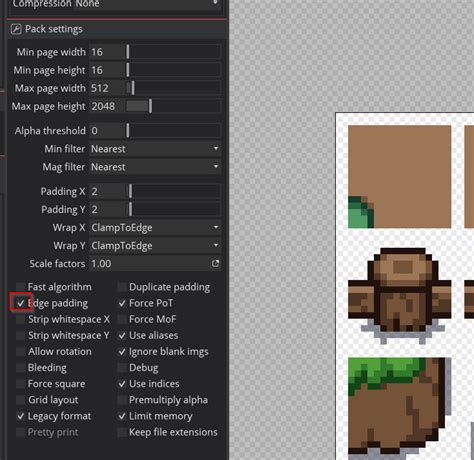 Grid Layout Option Adding Weird Y Padding Issue Crashinvaders Gdx Texture Packer Gui
