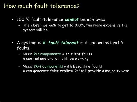 Fault Tolerance Distributed Computing