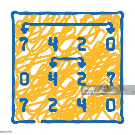 Selection Sort Algorithm Icon Doodle Illustration Stock Illustration Download Image Now