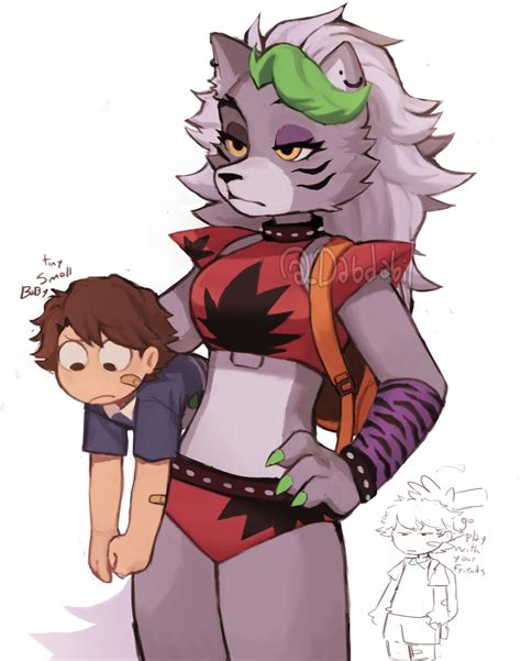 Gregory And Roxanne Wolf Five Nights At Freddy S And More Drawn By Dabi Bill Danbooru
