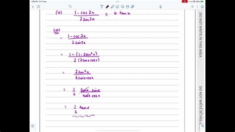 ial edexcel jun 2021 p3 q2 trigonometric addition formulae pure
