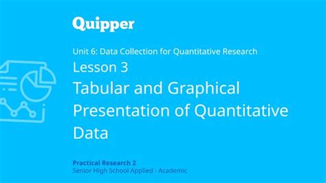 Lesson 26 Presenting And Interpreting Data In Tabular And Graphical