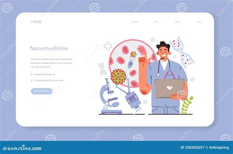 Bioinformatics Banner With Icons Vector Infographic In 3d Style Royalty