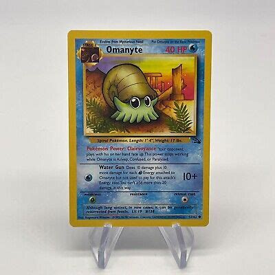 Omanyte 5262 Vintage 1999 Fossil Set Lp And Near Mint Authentic
