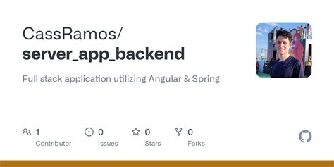 github cassramos server app backend full stack application utilizing