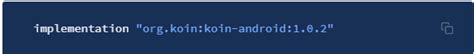 Koin A Dependency Injection Framework For Kotlin