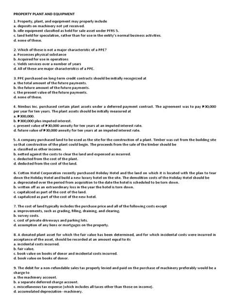 Ia2 Test Bank Pdf Deferred Tax Depreciation