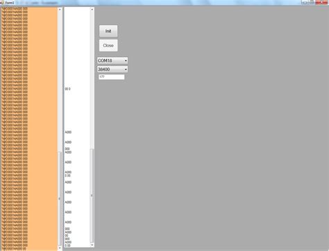 Receive And Control Serial Device Data In Visual Basic Stack