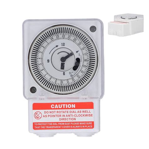 Mechanical Time Switch Hour Cycle Minute Interval Clock Type Accurate Industrial Timer