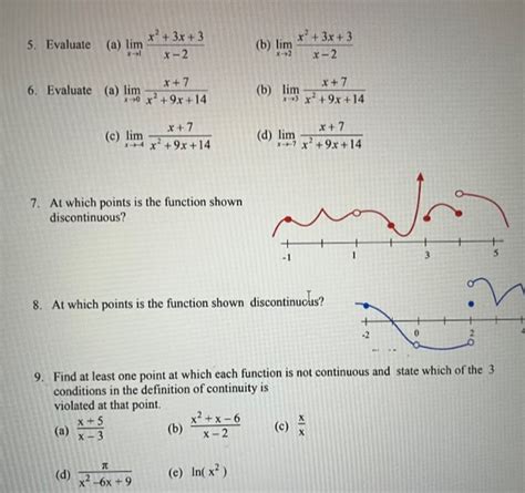 Solved Exercises Use The Graph To Determine The Chegg