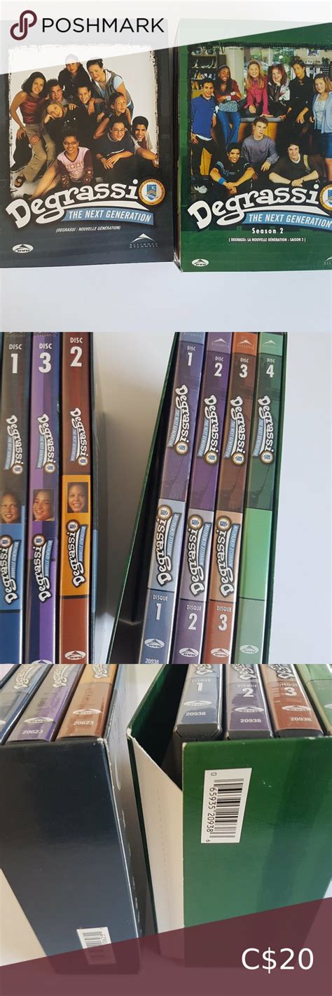 Degrassi The Next Generation Season 1 And 2 Dvd Lot Degrassi The Next