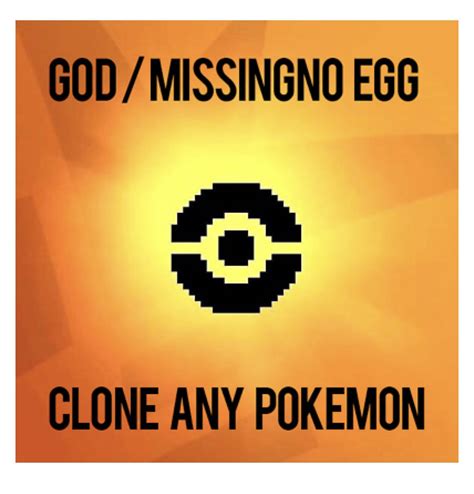 Godmissingno Egg For Pokémon Swordshield Video Gaming Gaming Accessories In Game Products