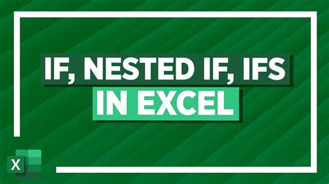 logical functions in excel tutorial if nested if ifs excel tutorial