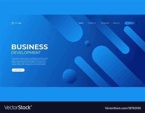 D Modern Abstract Presentation Background Vector Image