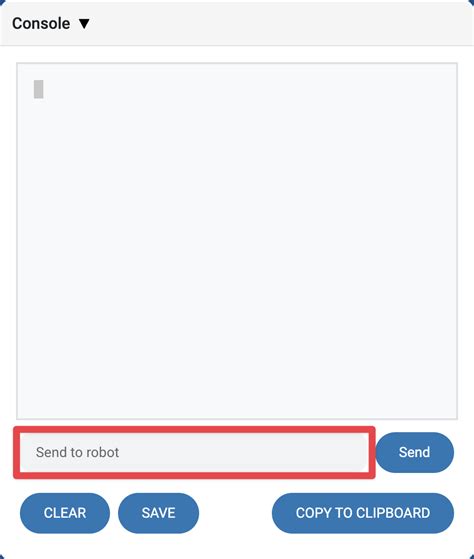 Using The Console In Vexcode Aim Vex Library