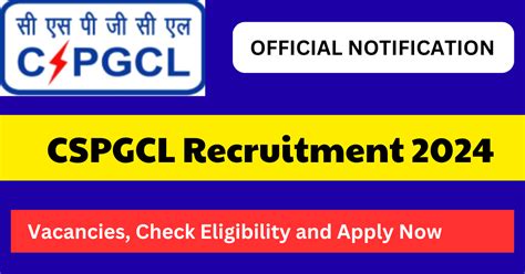 Cspgcl Recruitment 2024 Diploma Or Degree Candidate Eligible → Vtuloop