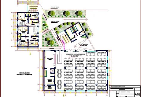 University Seminar Hall Site Plan In DWG File