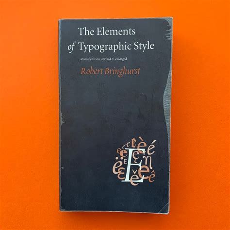 The Elements Of Typographic Style Hardcover