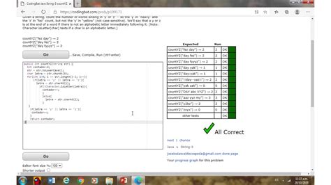 Codingbat String 3 Countyzghappy Youtube