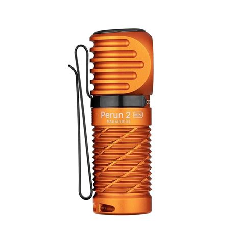 Olight Perun 2 Mini Orange Right Angle Rechargeable Flashlight