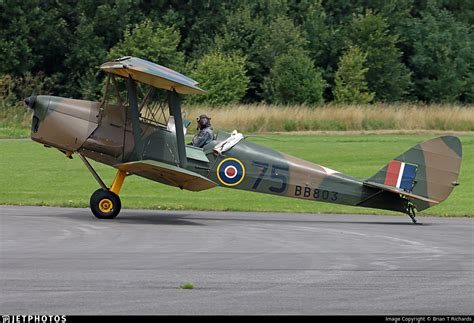 G Adwj De Havilland Dh 82a Tiger Moth Private Brian T Richards