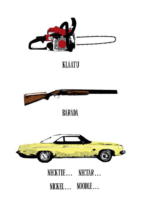 Army Of Darkness Quotes Klaatu Quotesgram