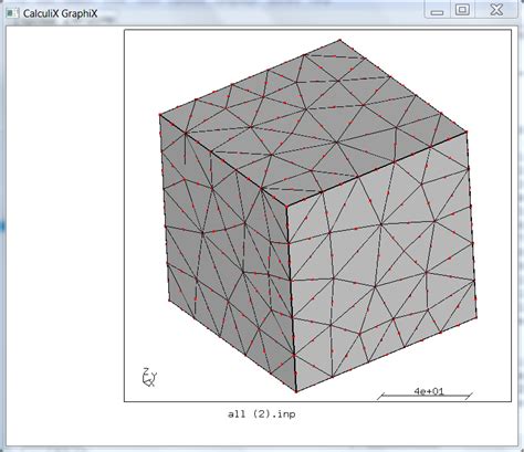cgx on windows can not generate tetrahedral calculix official