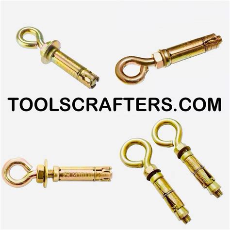 Closed Hook Anchor Fasteners 8mm Tools Crafters