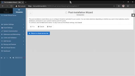 how to install virtualmin control panel in ubuntu 18 04 server on vps