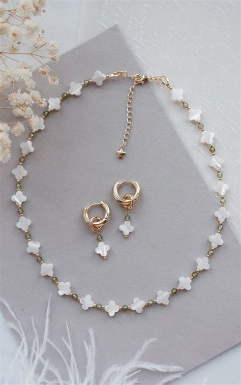 WhiteStyle бижутерия in 2024 | Beaded bridal jewelry, Diy jewelry set ...