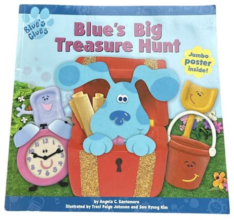 Blues Big Treasure Hunt By Angela C Santomero Blues Clues Paperback